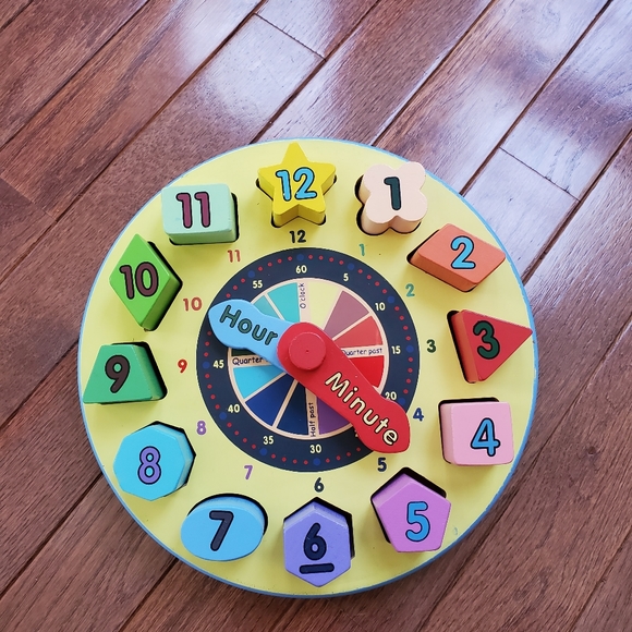 Melissa & Doug | Toys | Melissa Doug Shape Sorting Clock | Poshmark
